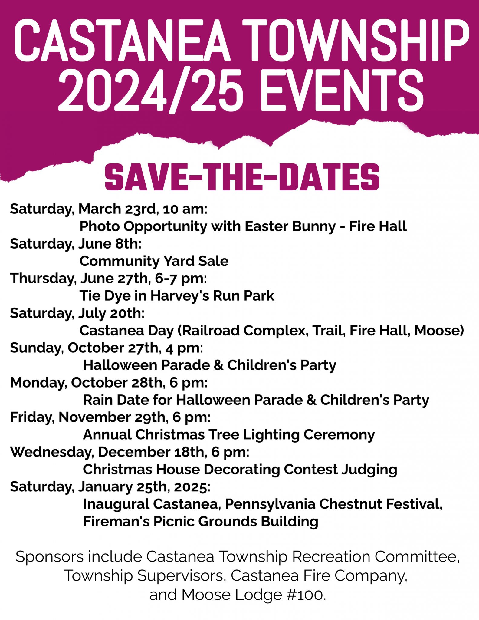 Castanea Township – Clinton County, Pennsylvania • Incorporated 1877